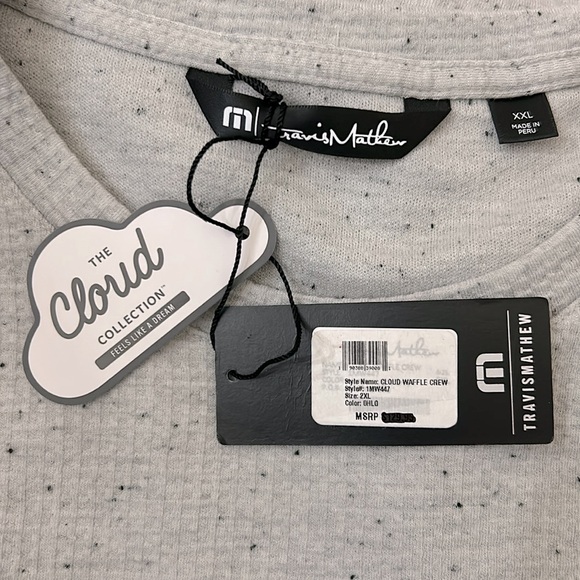 Travis Mathew | Shirts | Nwt Travis Mathew Cloud Waffle Crew | Poshmark